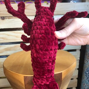 Crawfish Velvet Toy; Lobster Crochet; Crawfish Plushies; Crawdad Toy ...