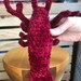 Crawfish Velvet Toy Lobster Crochet Crawfish Plushies Crawdad Toy ...
