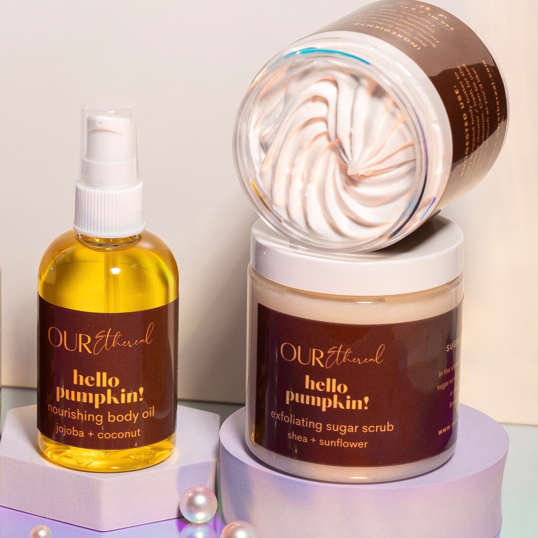 Hello Pumpkin Nourishing Oil Handmade Blend of Hydrating Organic Body ...