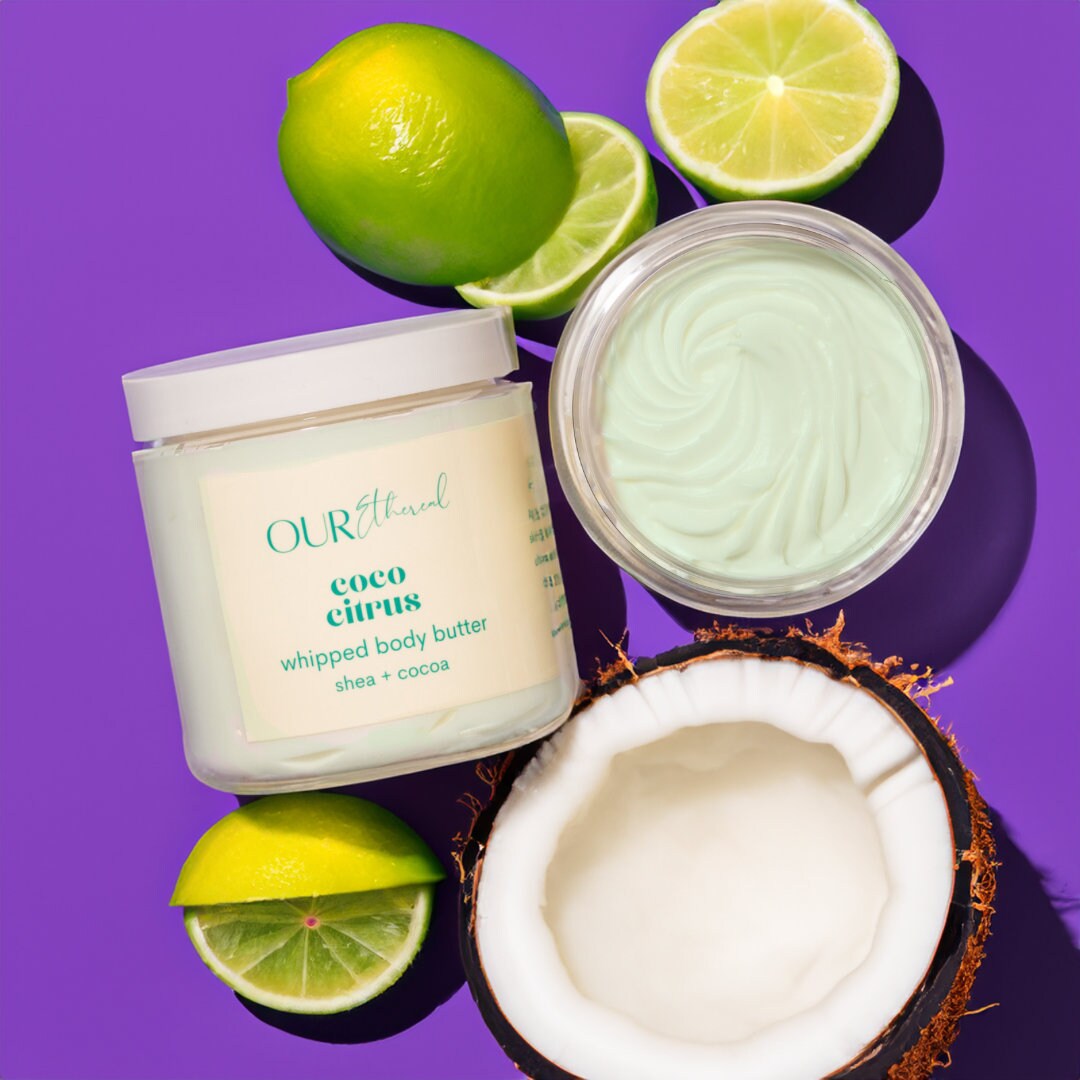 Coco Citrus Shea and Cocoa Butter Handcrafted Natural Moisturizing and ...