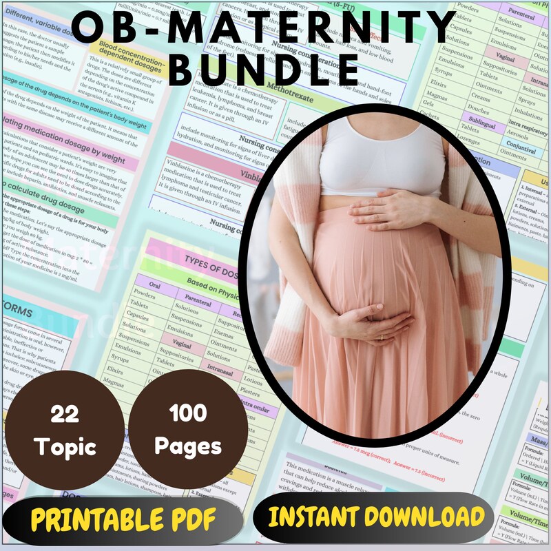 Maternity Study Guide - Etsy
