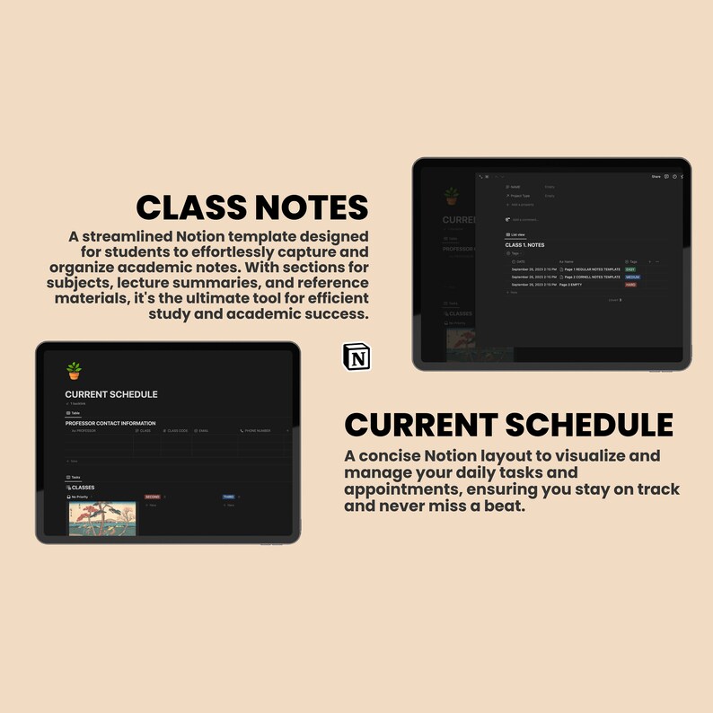 Notion Template Extended Life Planner All in One Template Notion ...