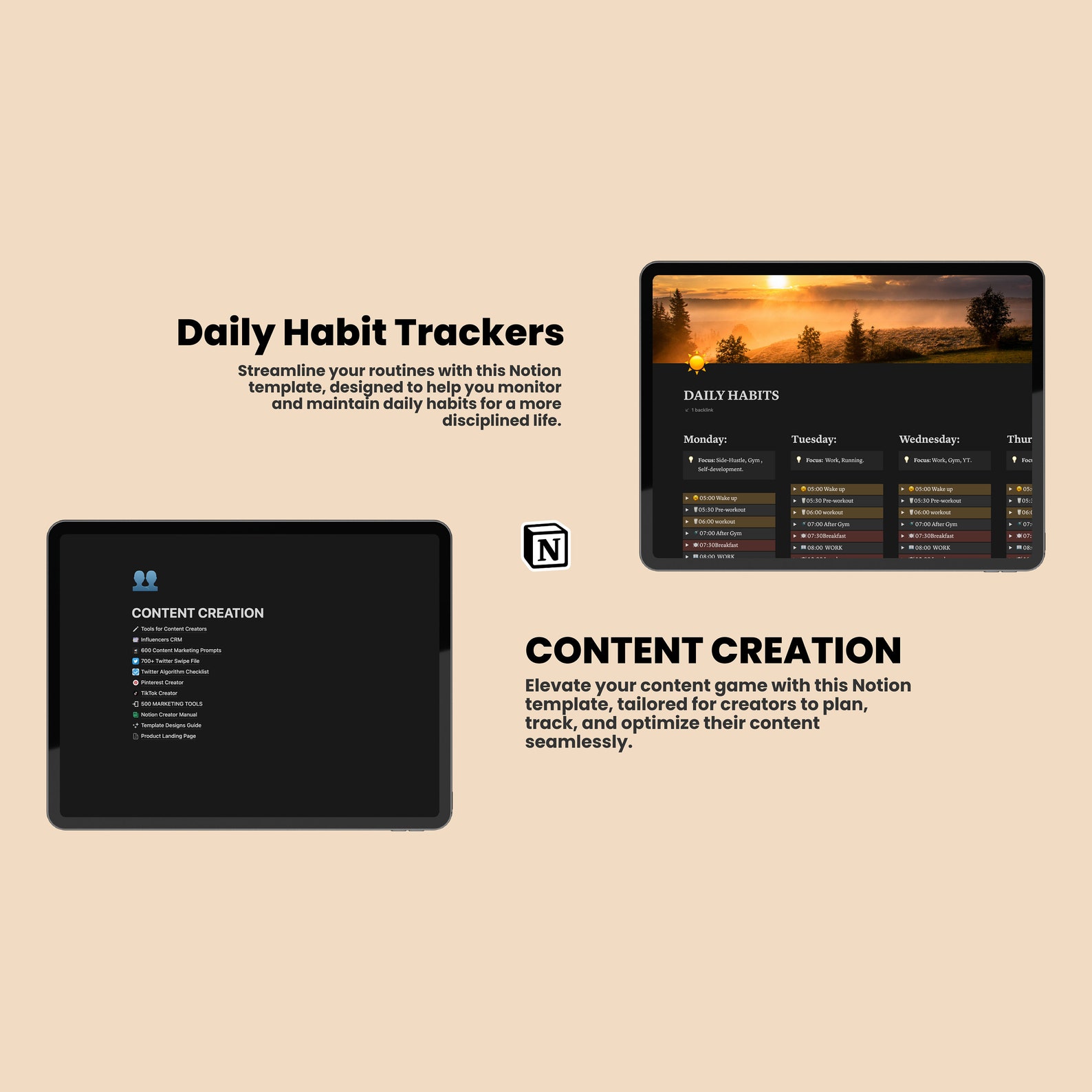 Notion Template Extended Student Planner Academic Planner Notion ...