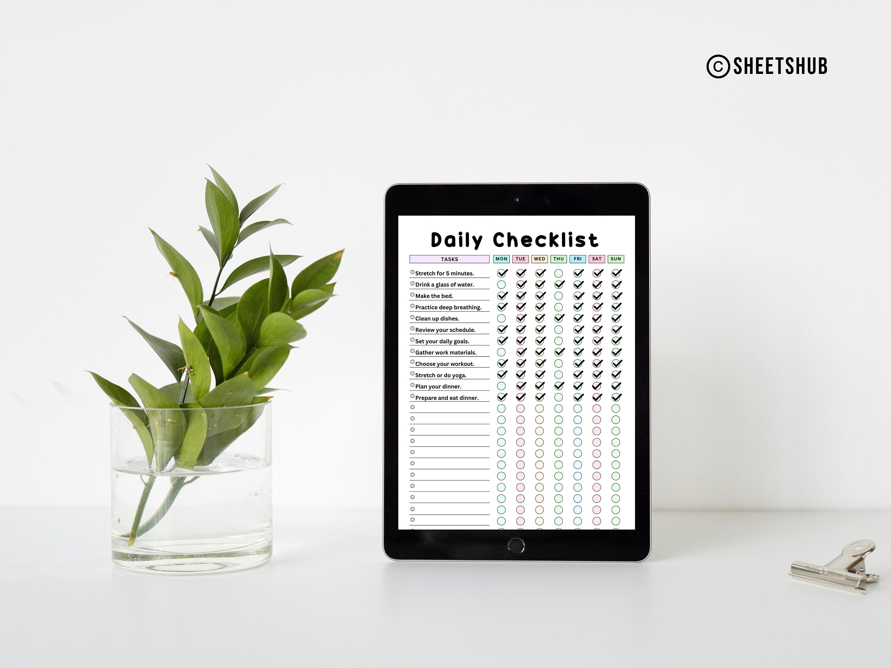 Printable Daily Checklist for Kids Kids Daily Checklist - Etsy