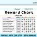 Printable Reward Chart Checklist Reward Chart Printable - Etsy