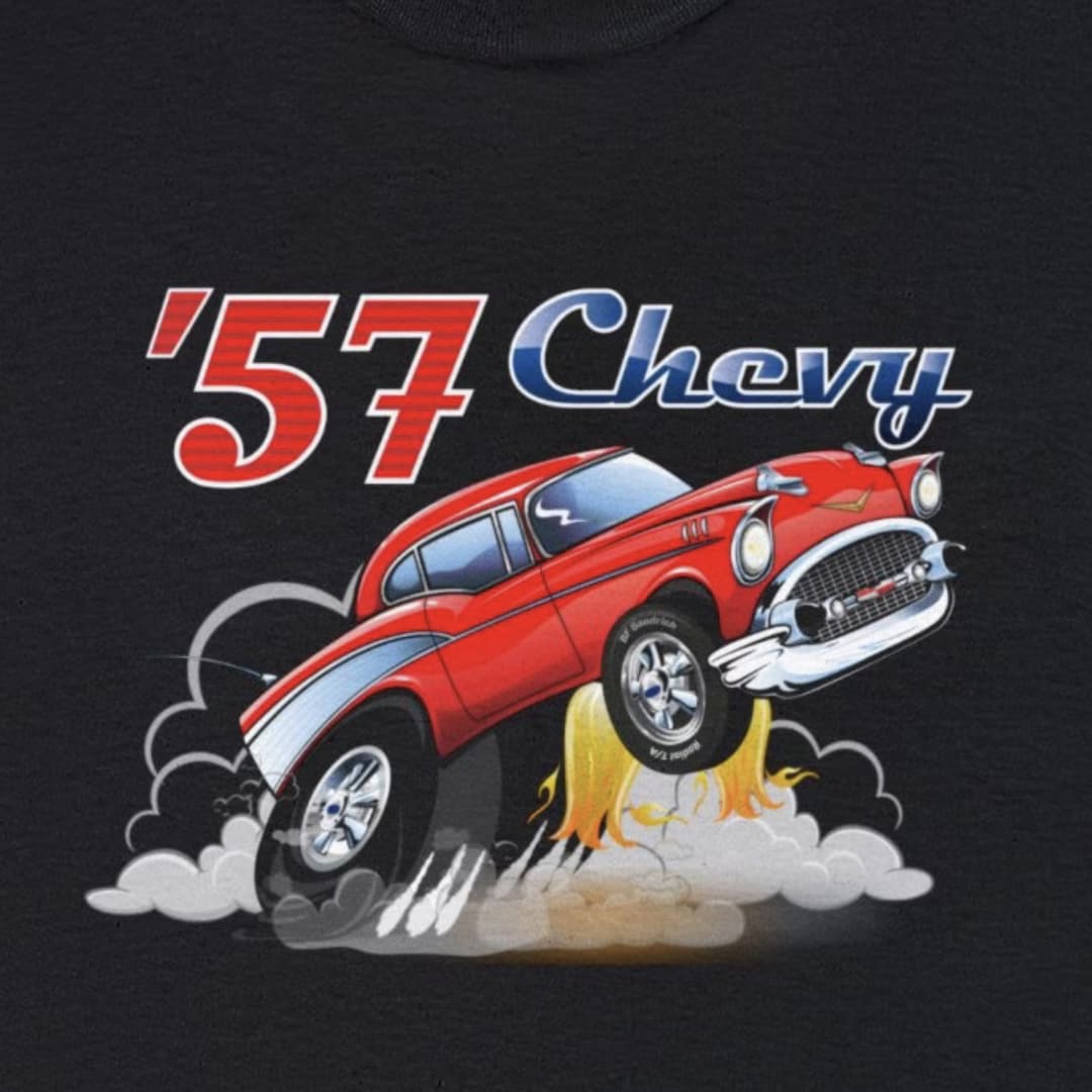 57 Chevrolet Bel Air Shirt, 57 Chevy T-shirt, Vintage Car, Classic Car ...