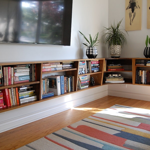 Low Bookshelf - Etsy
