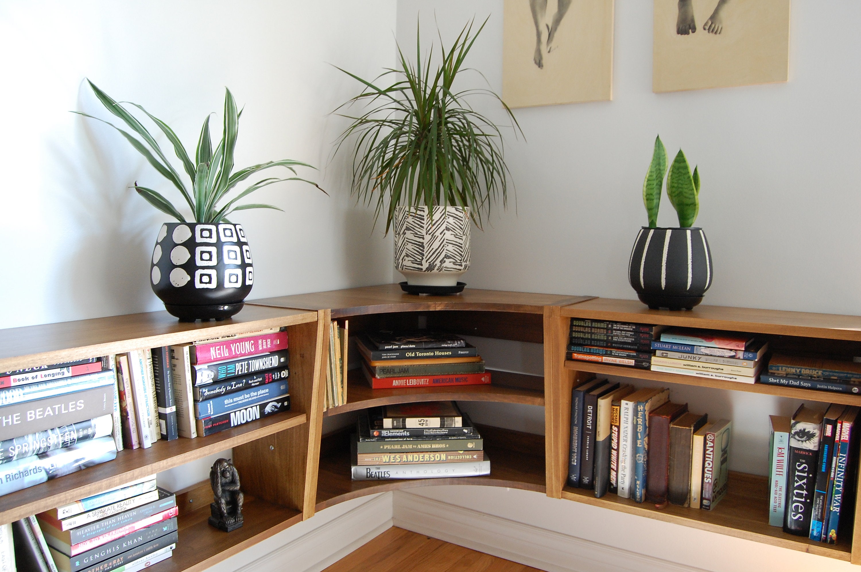 Midcentury Style Floating Shelf Woodworking Plans DIY - Etsy