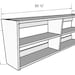 Midcentury Style Floating Shelf Woodworking Plans DIY - Etsy