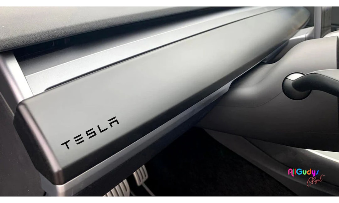 Tesla Script Decal Available in Various Sizes and Colors for Lap Tops ...