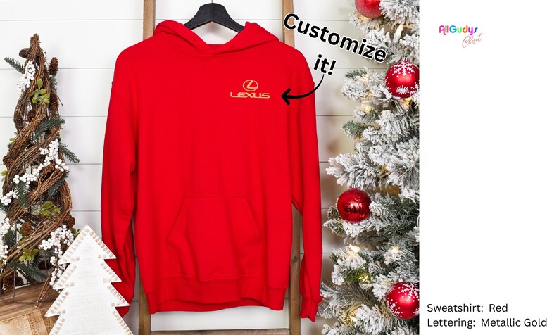 Lexus Lover Hoodie With Lexus Logo, Great for New Car Gift, Christmas ...