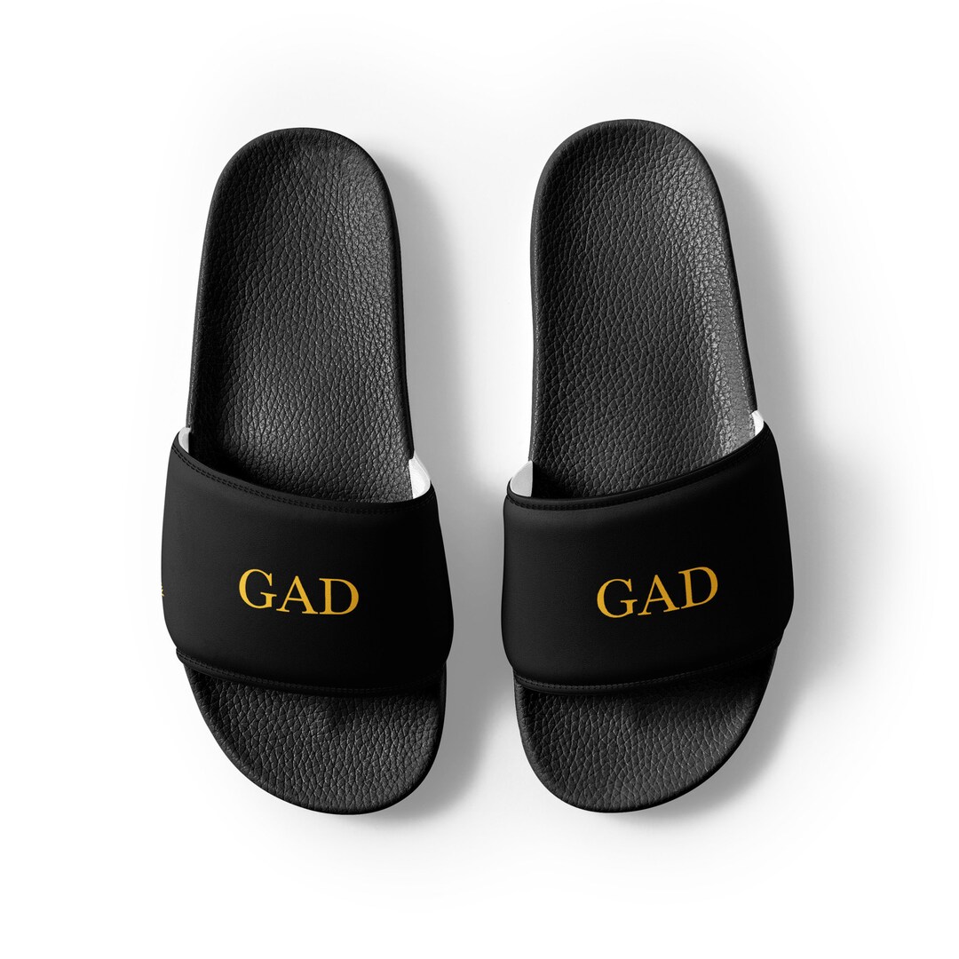 Gad Women's Slides Black/gold - Etsy