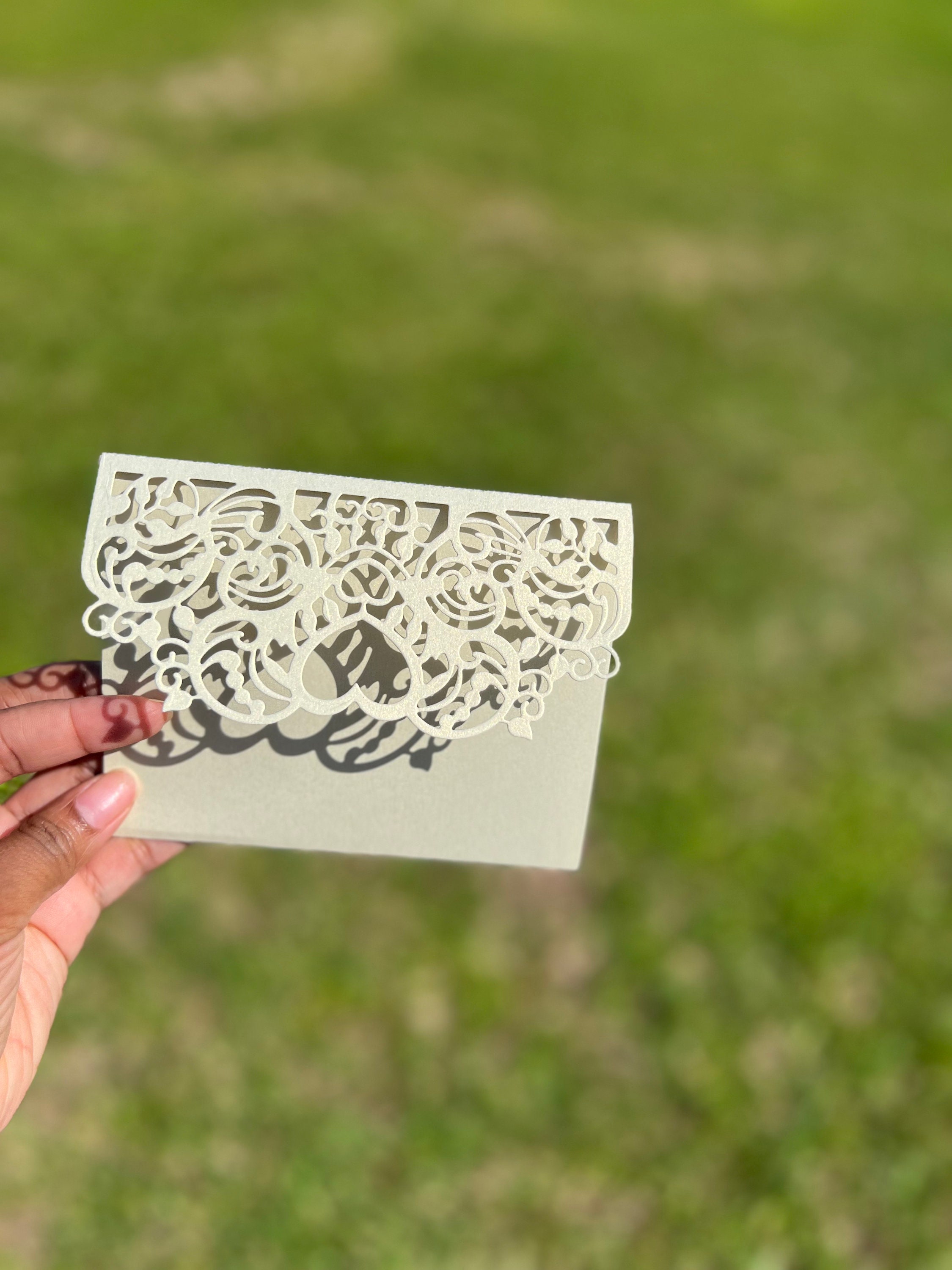 Sweet Sixteen, Quinceanera, Bridal Shower, Wedding Tri-fold Laser Cut ...