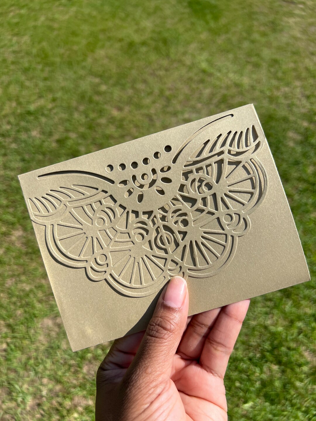 Sweet Sixteen, Quinceanera, Bridal Shower, Wedding Tri-fold Laser Cut ...