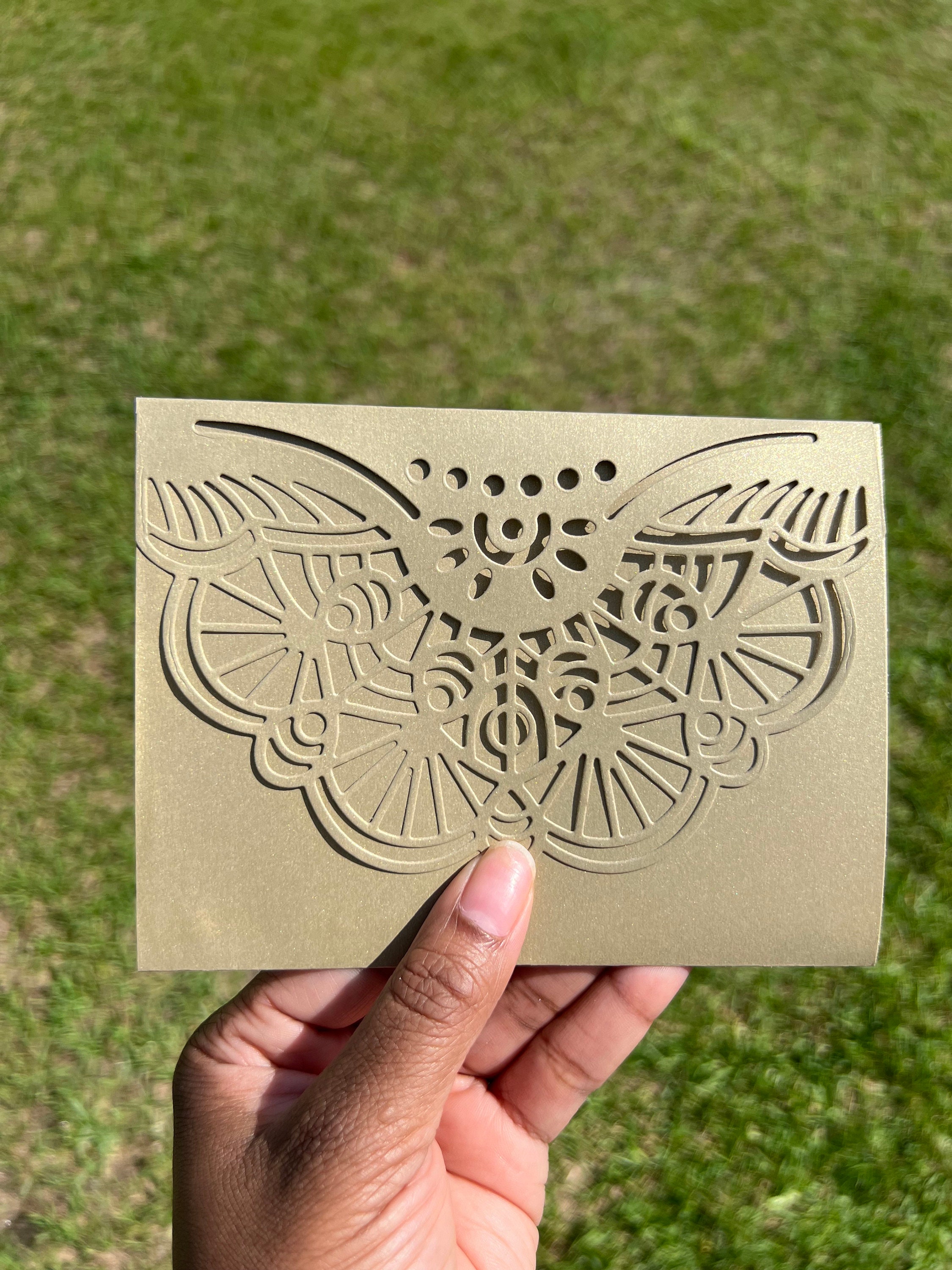 Sweet Sixteen, Quinceanera, Bridal Shower, Wedding Tri-fold Laser Cut ...