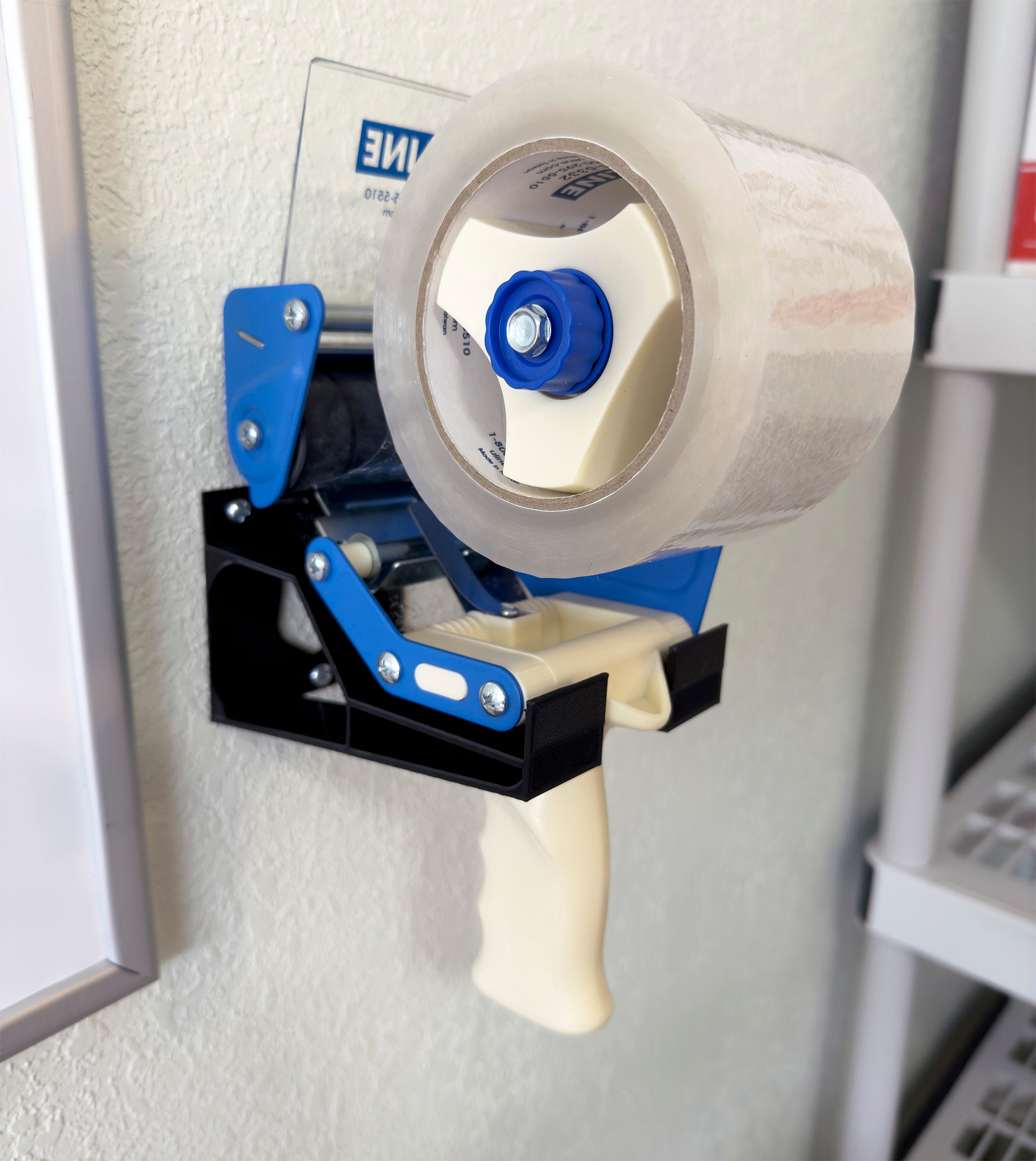 Tape Dispenser Wall Mount | Tape Gun Wall Holder | | Holds 2inch or ...