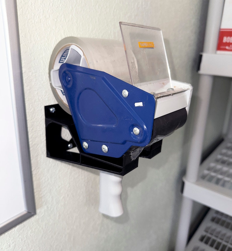 Tape Dispenser Wall Mount | Tape Gun Wall Holder | | Holds 2inch or ...