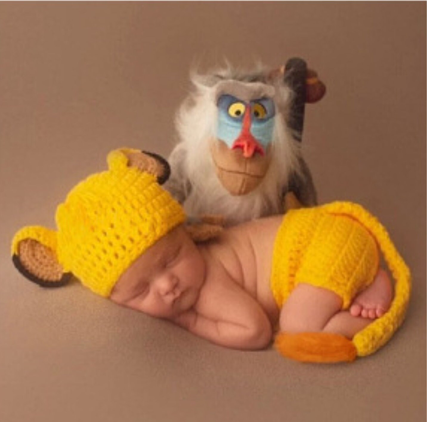 The Simba Cutie Pie Lion King Costume Crocheted Knitted Great Photo ...