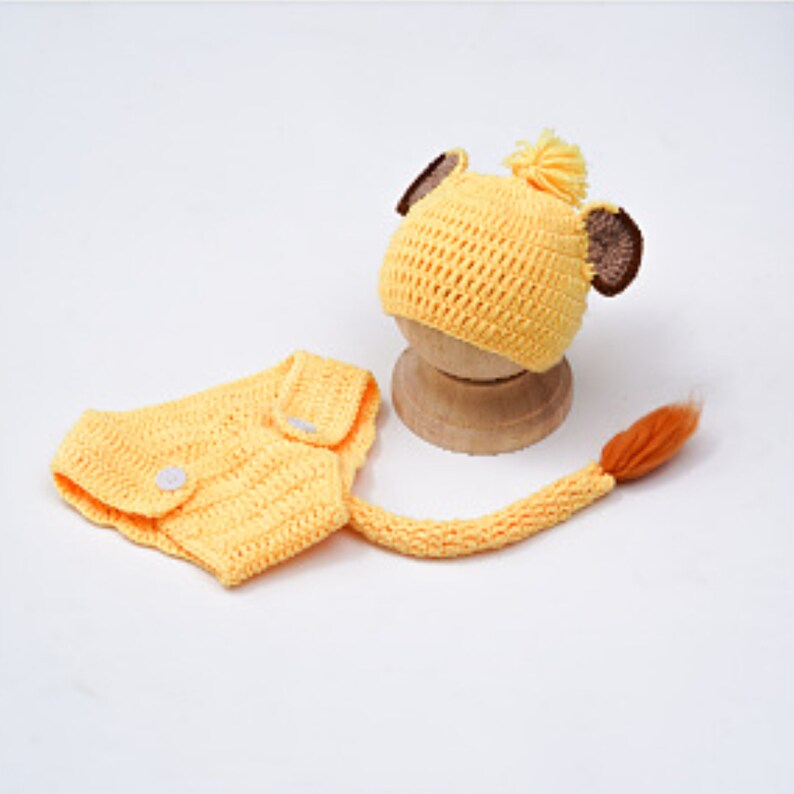 The Simba Cutie Pie Lion King Costume Crocheted Knitted Great Photo ...