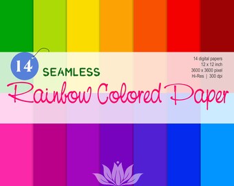 Solid Digital Paper Pack, Scrapbook Papers, 24 Jpg Files 12 X 12 ...