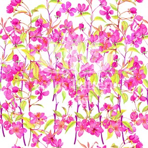 Flowers Digital Paper, Floral Confetti, Seamless Pattern, Spring ...