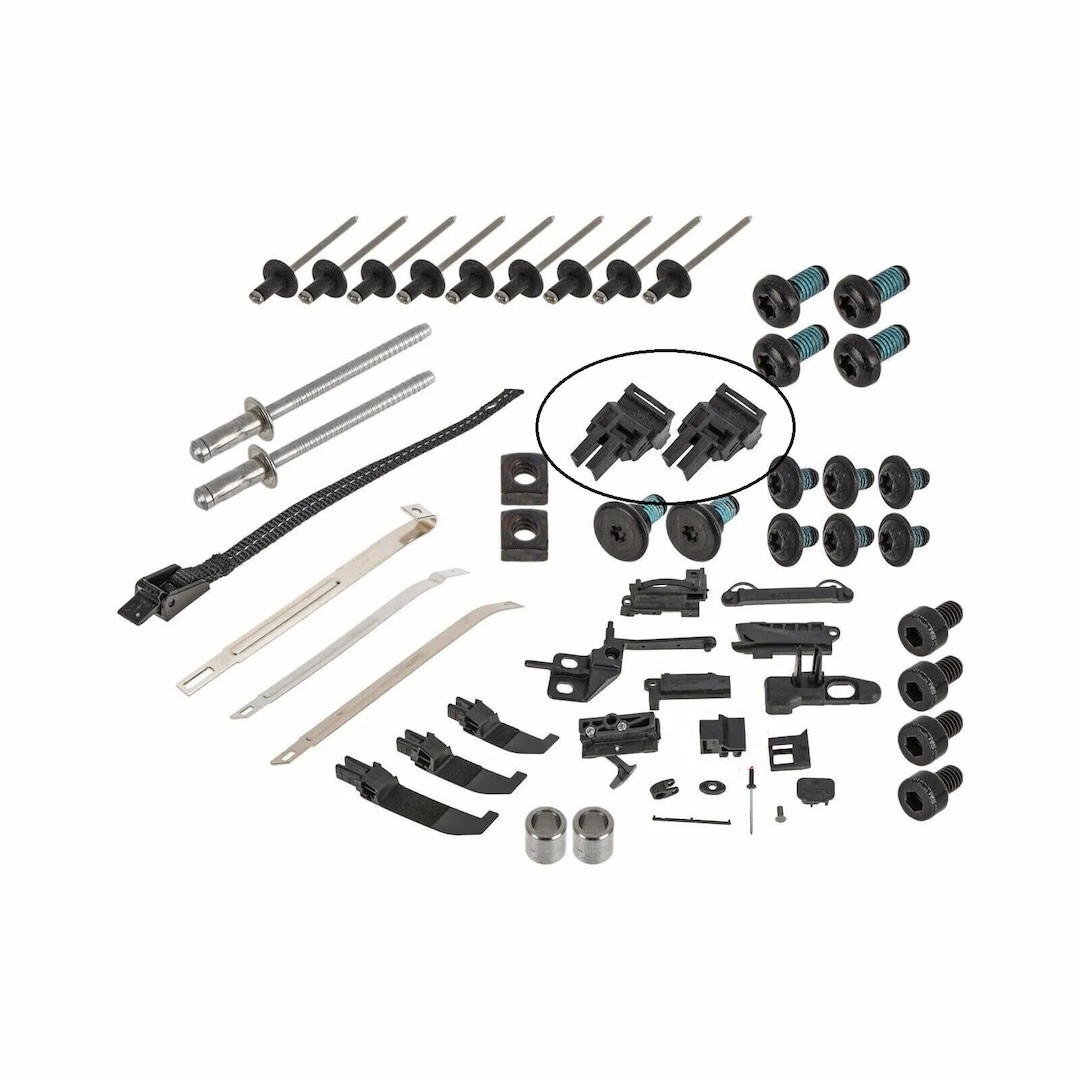 Repair Kit Fiat 500 Cabrio Pair of Guides for Hood Reinforced 2 Pieces ...