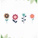 12 Minimalistic Flowers Clipart Set | Digital Download | PNG - Etsy