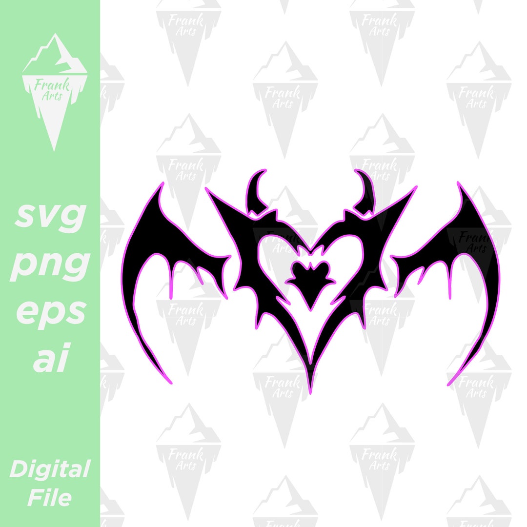 Cybersigilism Style Heart Design Digital Download SVG PNG EPS | Cut ...