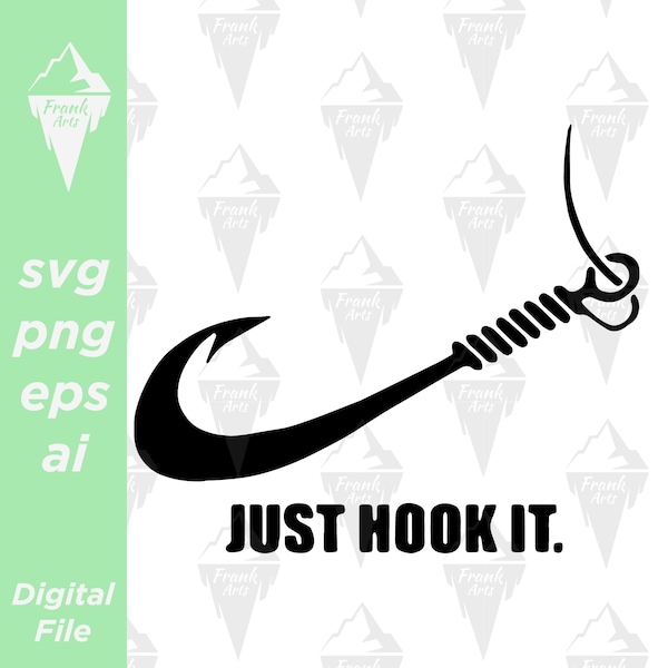 Just Hook It Png - Etsy