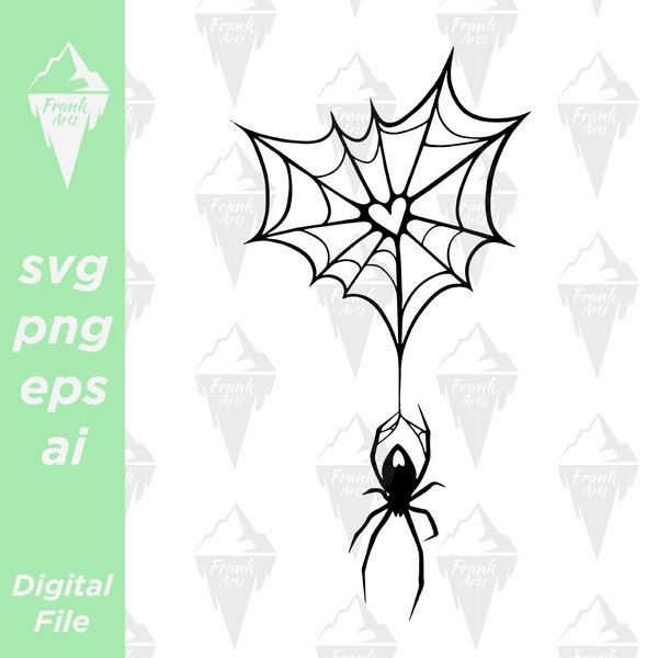 Heart Spider Web - Etsy