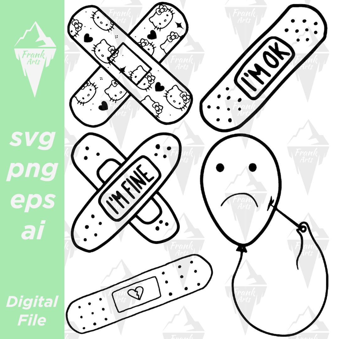 Sad Depressive Design 5 Item Bundle Digital Download SVG PNG EPS ...