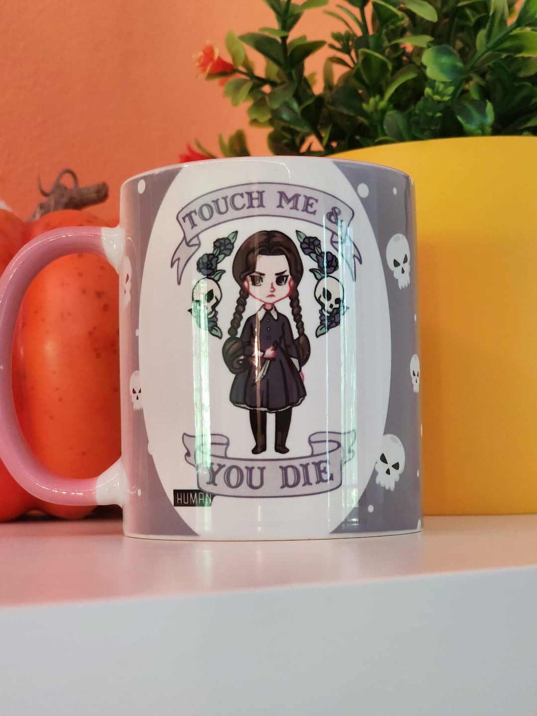 Wednesday Addams Themed Mug - Exclusive Design for Wednesday Addams ...