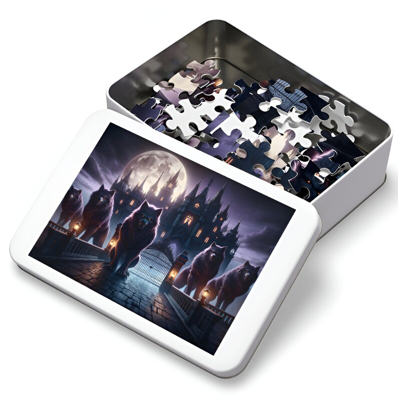Puzzle | "twilight Vigil" | Werewolves and Vampire Castle Adult Puzzle ...