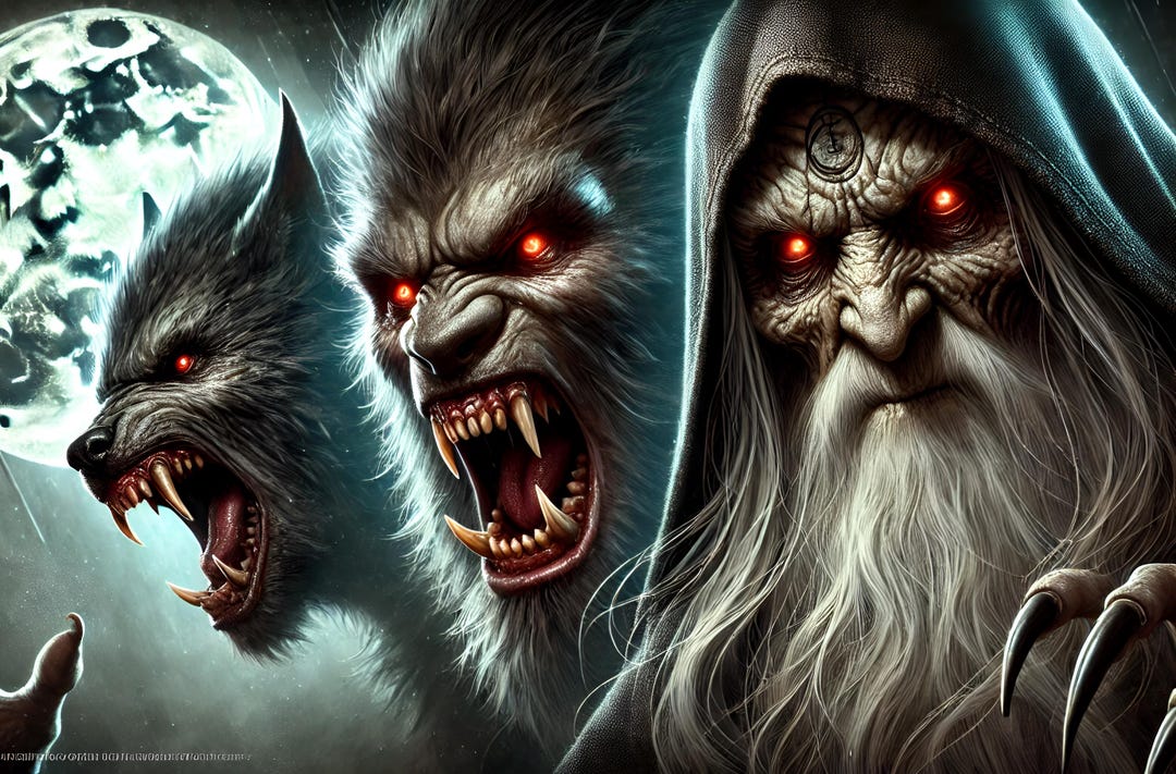 Puzzle for Adults | "howling Horror" | Terrifying Werewolves and Evil ...