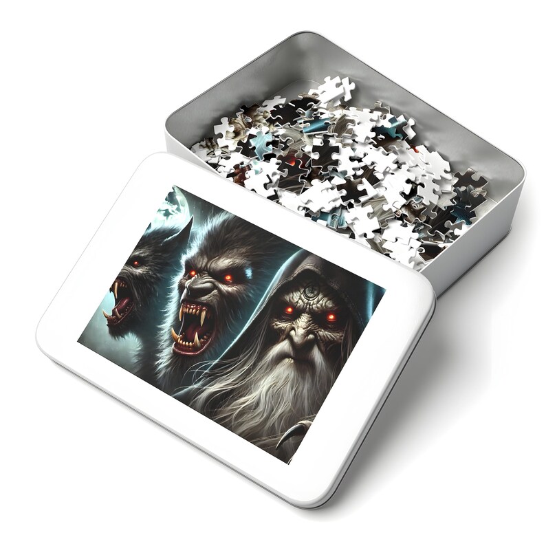 Puzzle for Adults | "howling Horror" | Terrifying Werewolves and Evil ...