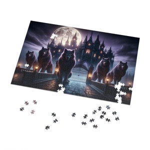 Puzzle | "twilight Vigil" | Werewolves and Vampire Castle Adult Puzzle ...
