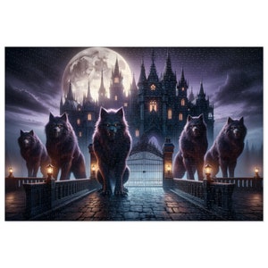 Puzzle | "twilight Vigil" | Werewolves and Vampire Castle Adult Puzzle ...