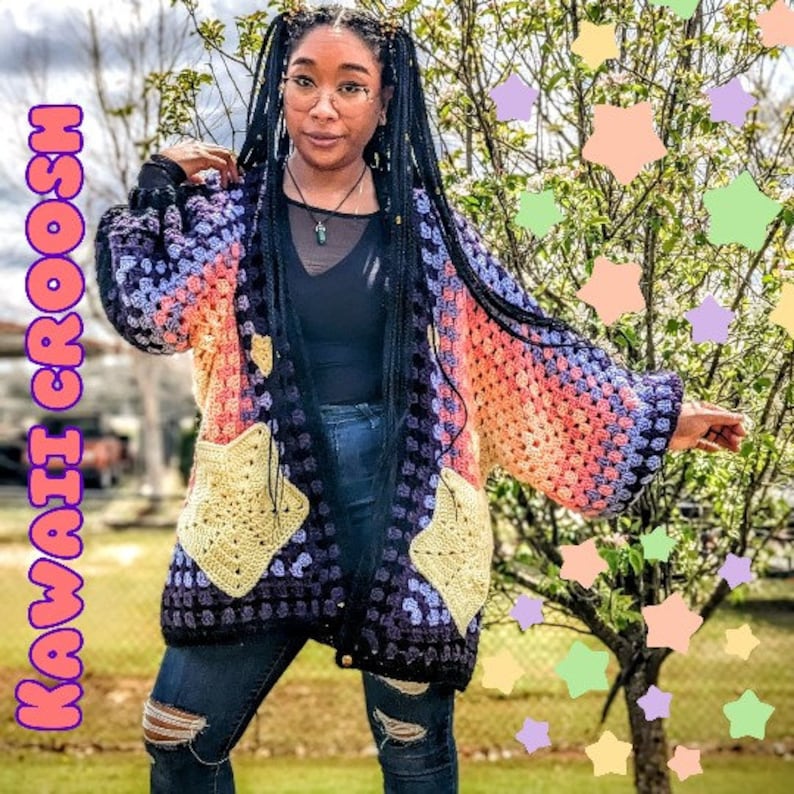 Sunset Sherbet Kawaii Cardigan Rose Colored Cardigan Rose - Etsy