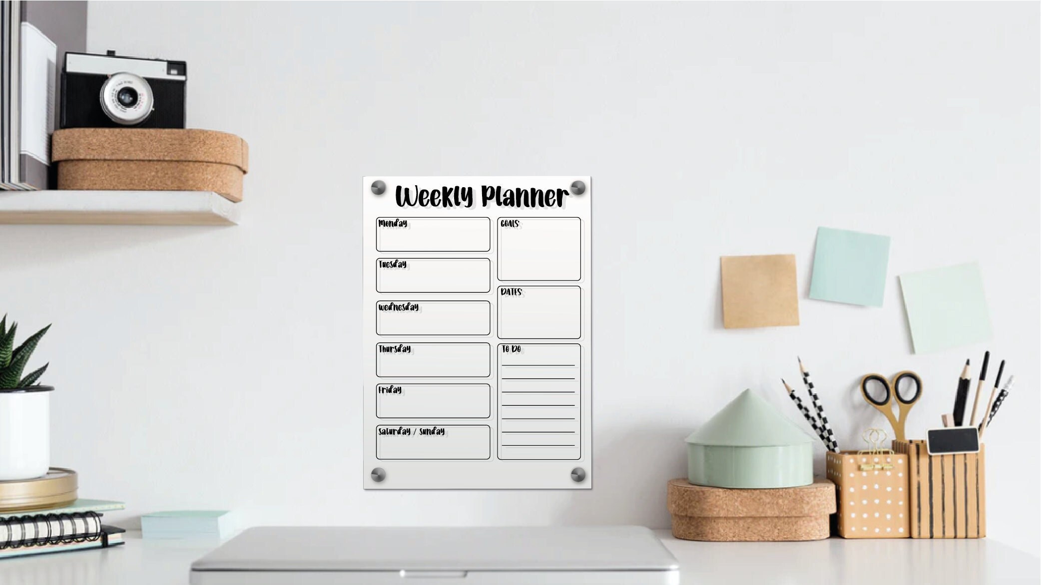Weekly Planner Weekly Plan SVG Printable Printable Personal Planner Cut ...