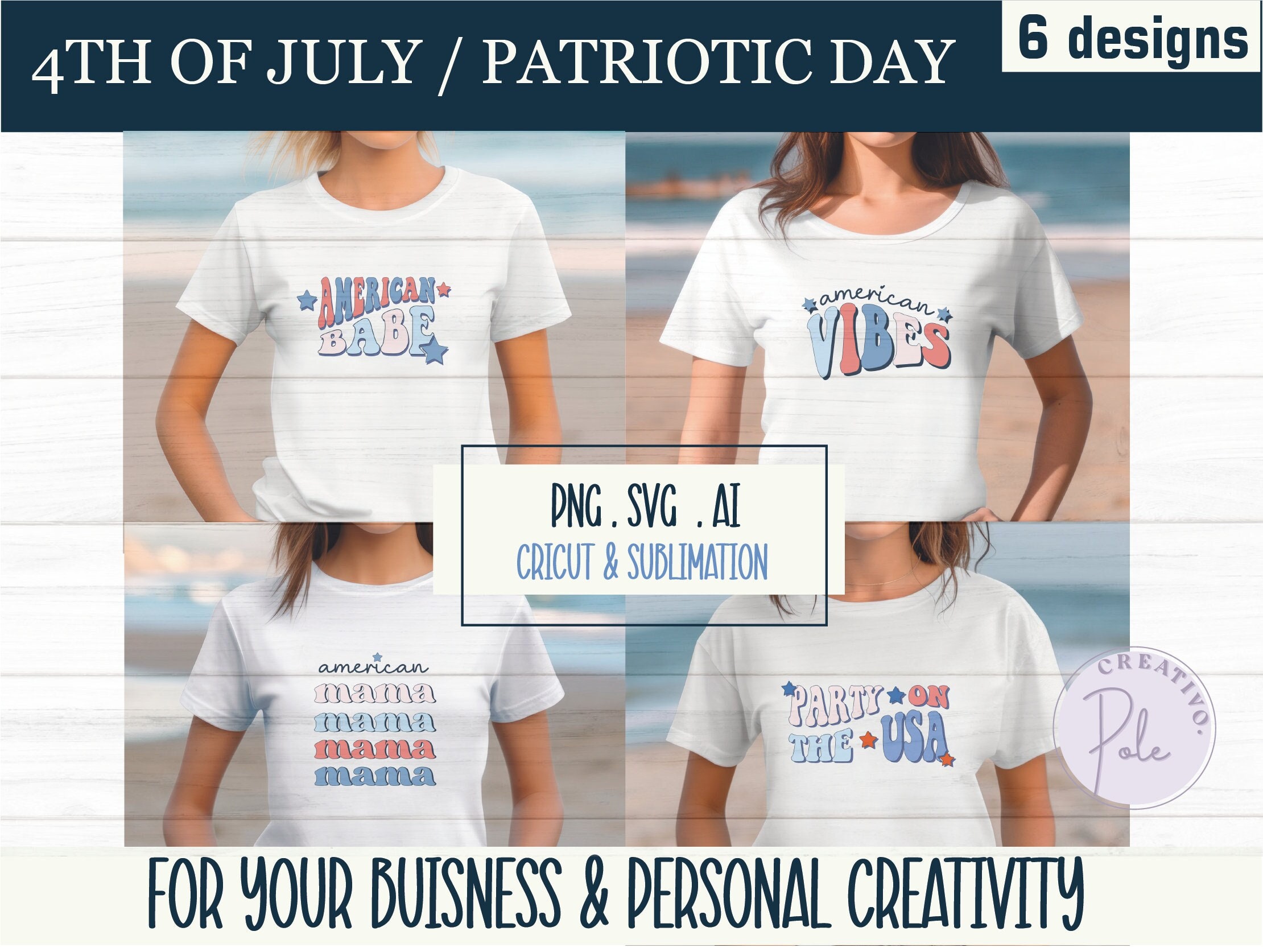 4TH of July SVG Bundle, Patriotic SVG Bundle, 4th of July Svg, Independence Day Shirt, USA Svg ...