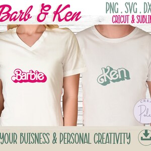 Barb Logo Babe Doll Design Bundle Retro 60s 70s 80s 90s 00s / SVG PNG ...