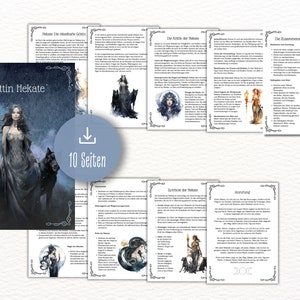 Goddess Hekate PDF Package for Printing, Greek Mythology, Book of ...