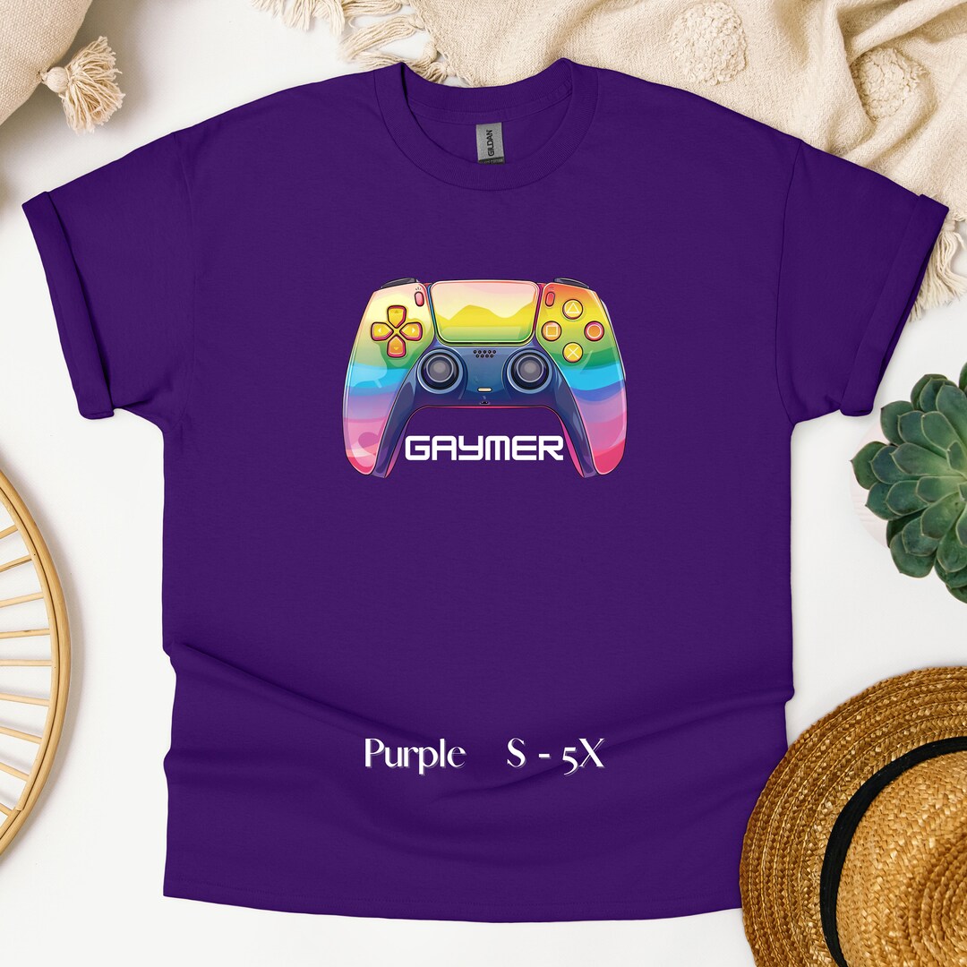 Gaymer T-shirt - Gamer Tee, Video Game T-shirt, Birthday Gift, Gamer ...
