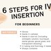 6 Step Guide to IV Insertion for Beginners - Etsy