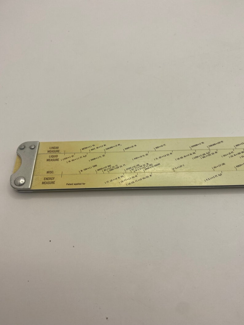 Vintage Slide Ruler With Case 1954 C.H Lynch California USA Rare Tool ...