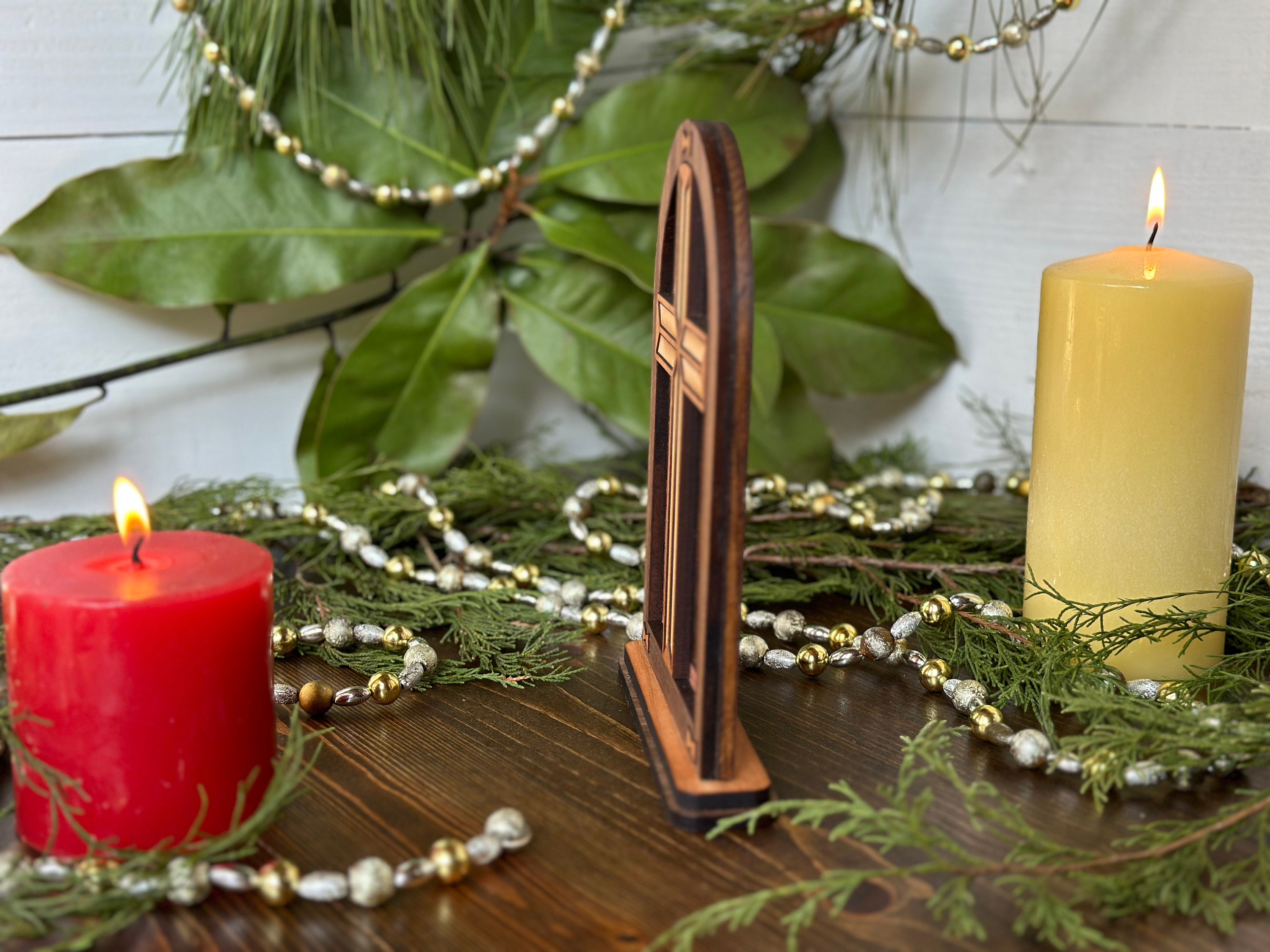 Cross Decor Wood Cross Mantel Decor Cross Table Decor Cross Shelf ...