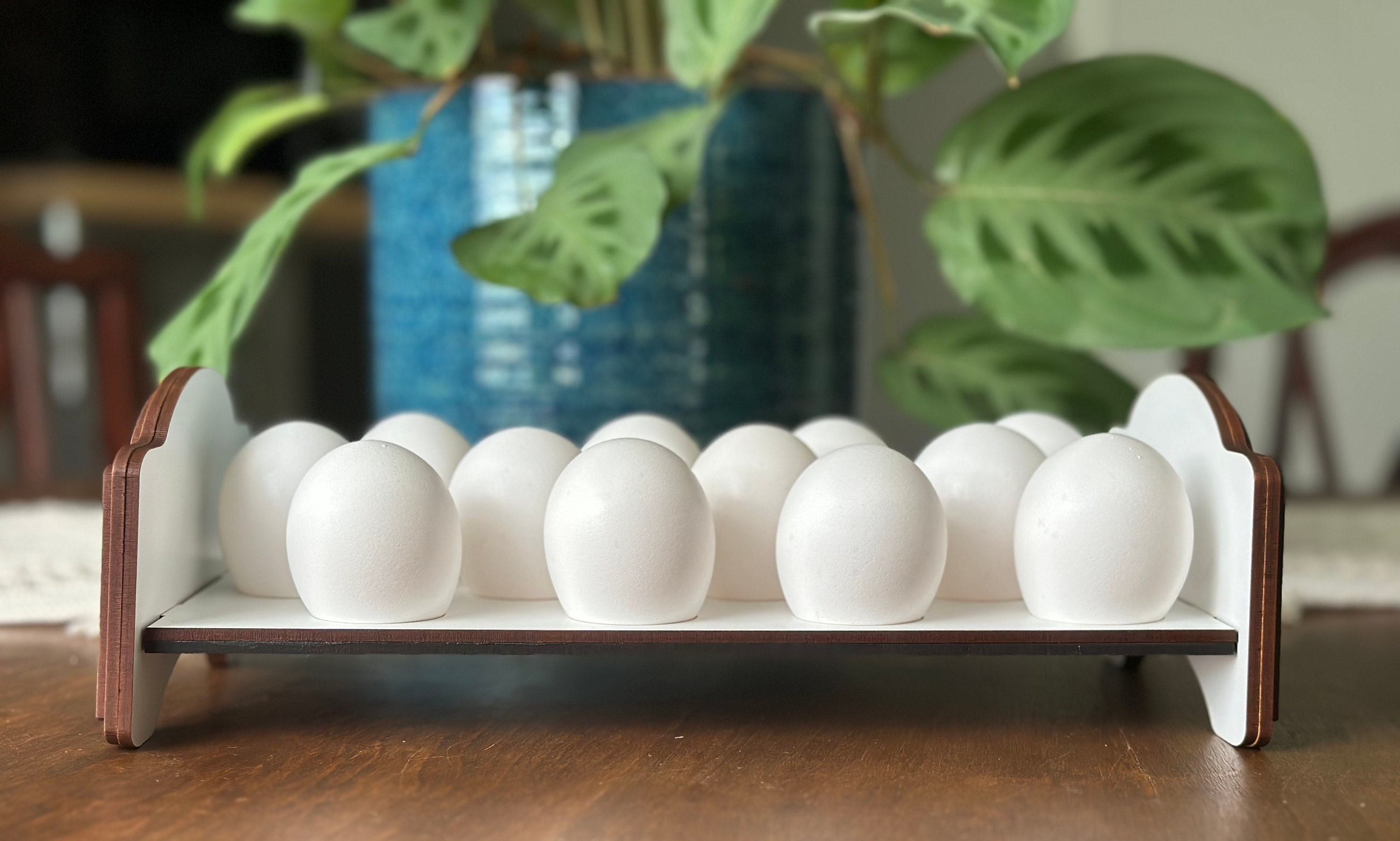Fresh Egg Holder Chicken Egg Countertop Egg Storage Farmhouse Egg Stand ...