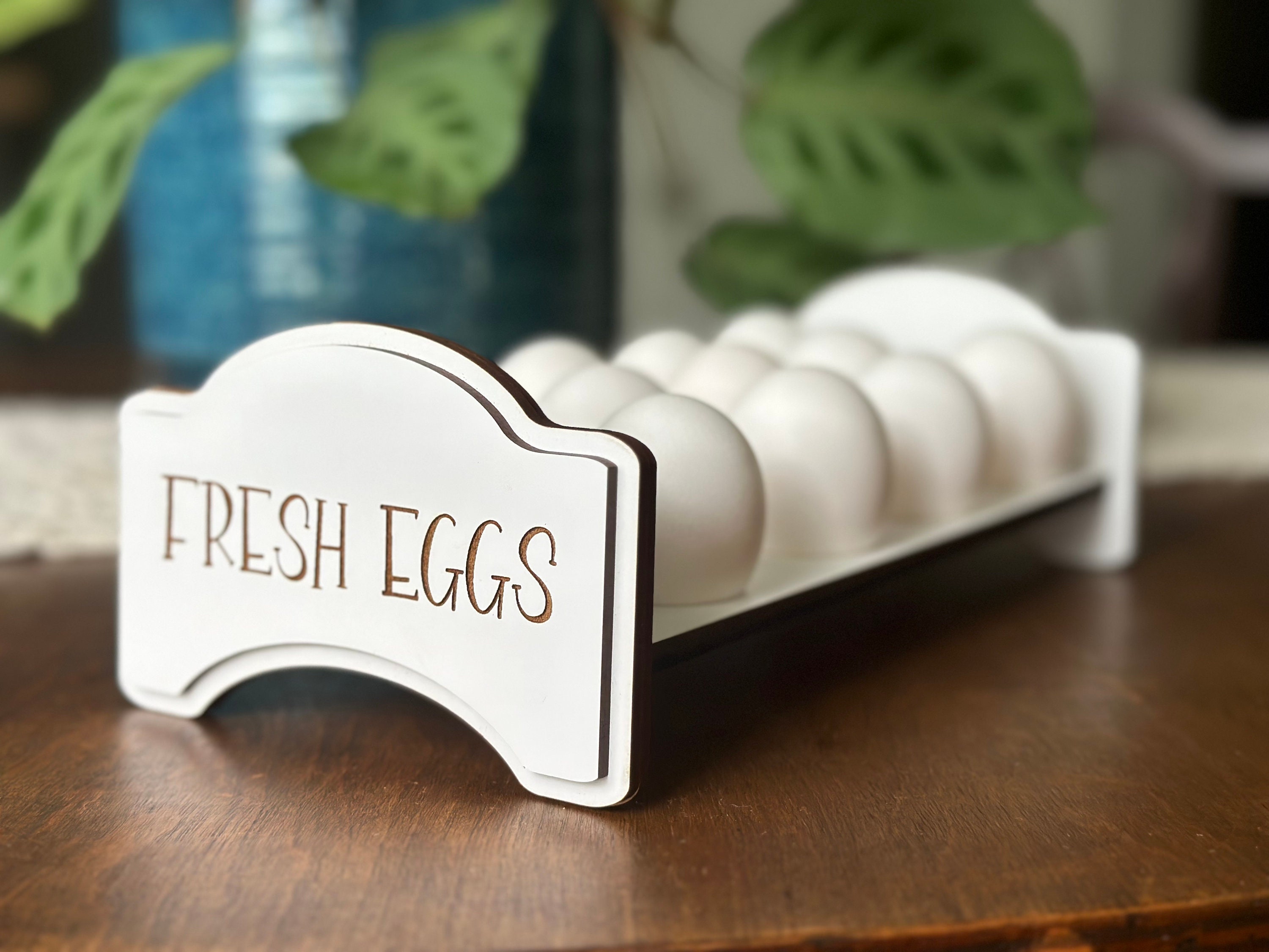 Fresh Egg Holder Chicken Egg Countertop Egg Storage Farmhouse Egg Stand ...