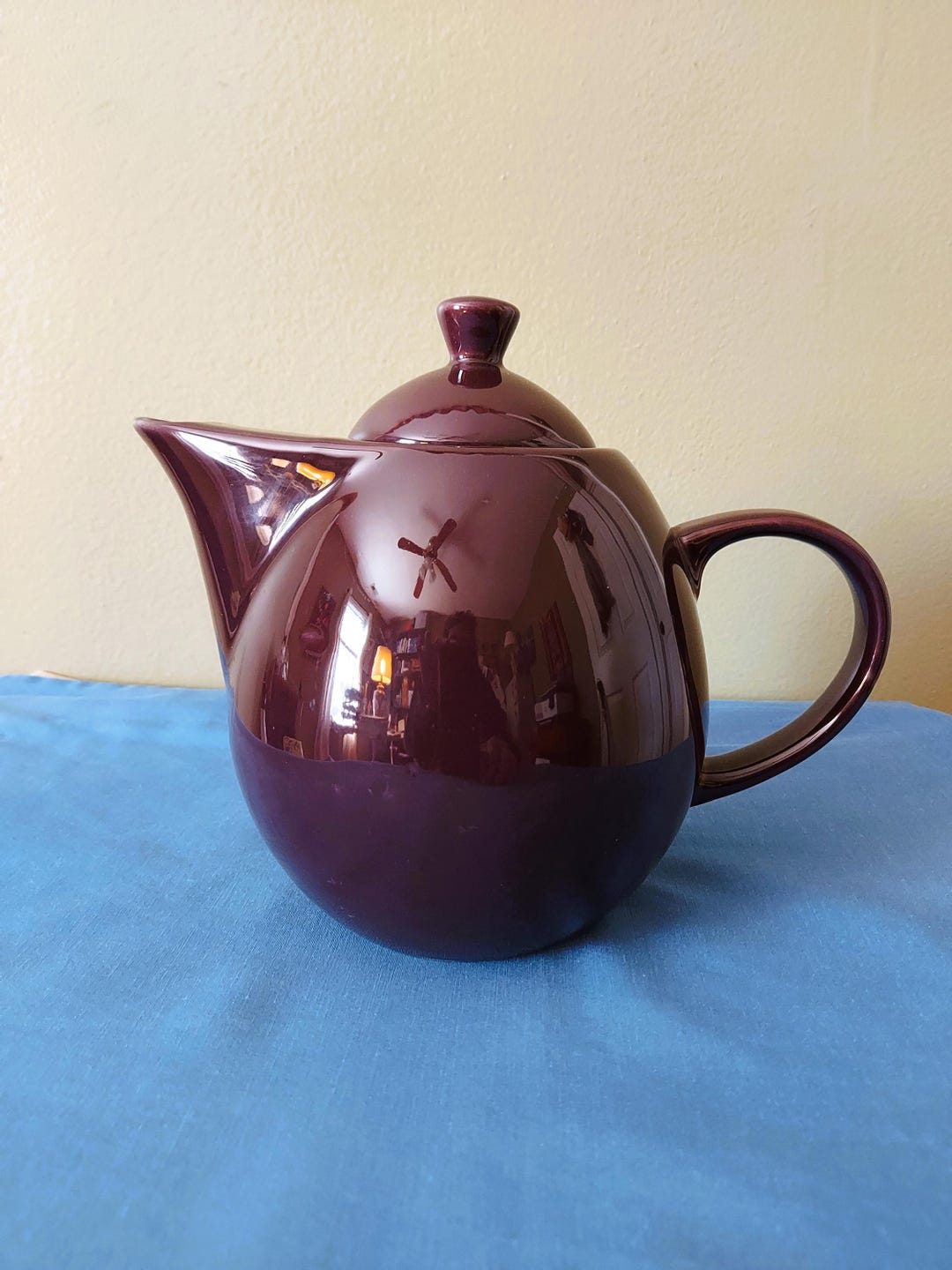 Vintage Art Deco Teapot - Etsy