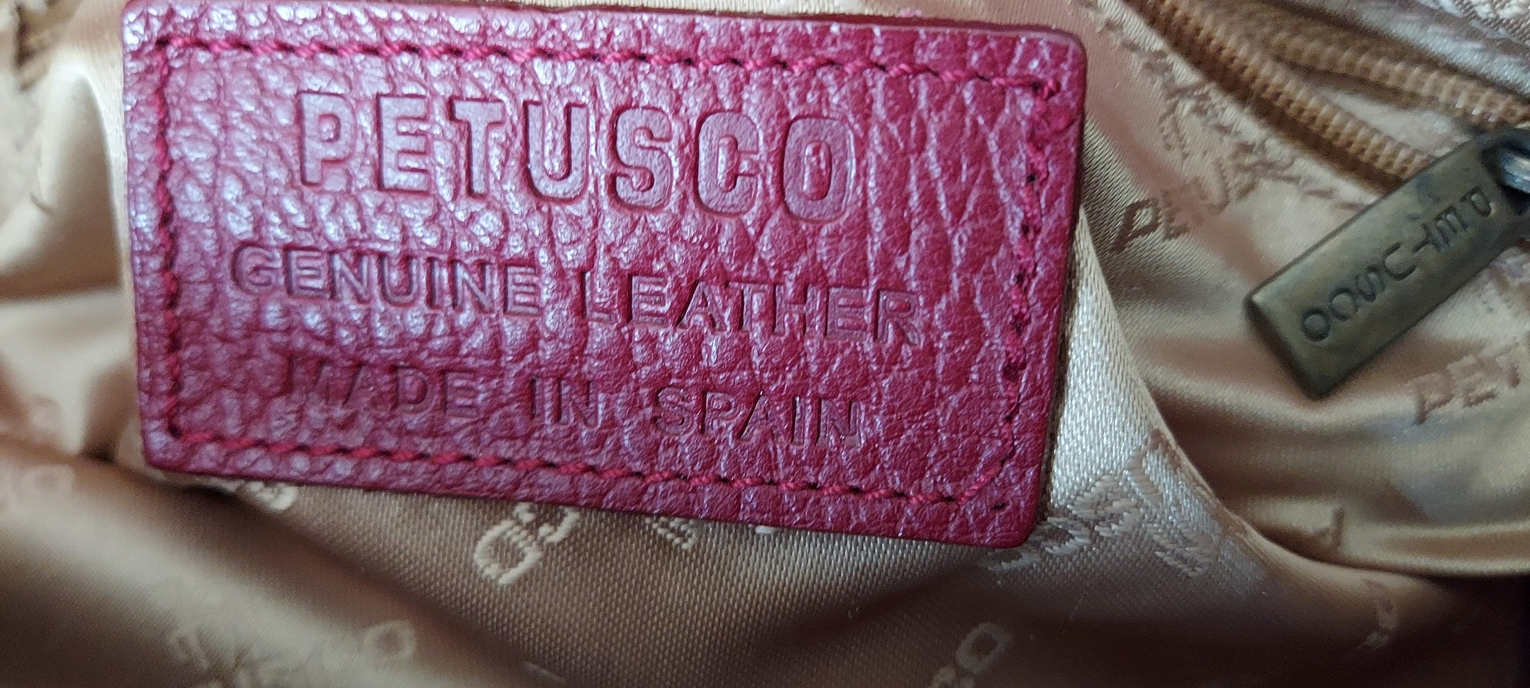 Petusco Red Leather Spanish Handbag - Etsy